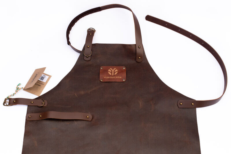 Brown Leather Apron | Flint and Flame